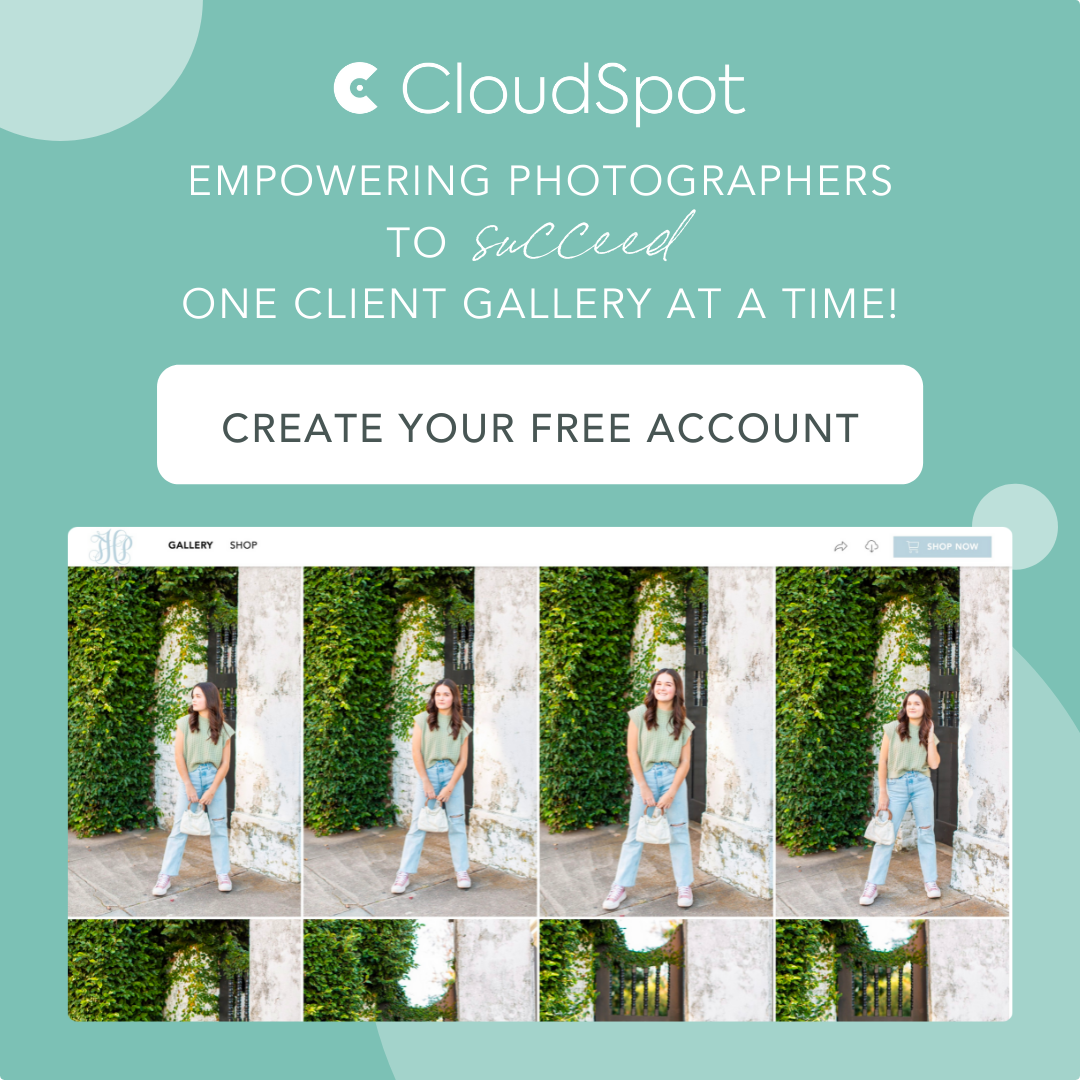 Cloudspot - Welcome to CloudSpot! An all in one platform for photographers. Gallery Delivery ...